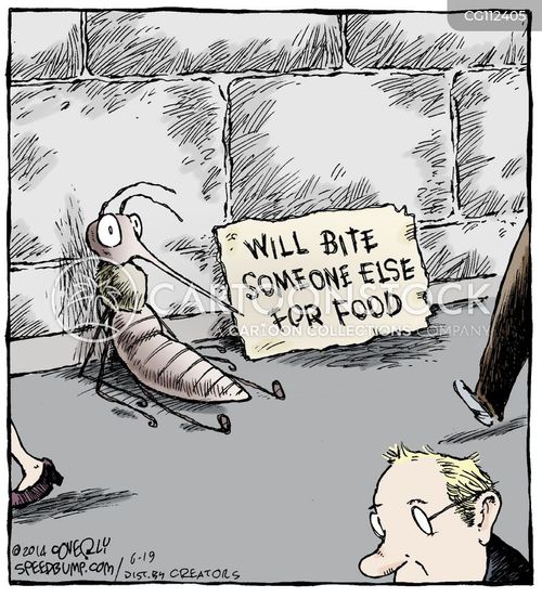 Mosquito Bite Cartoons and Comics - funny pictures from CartoonStock