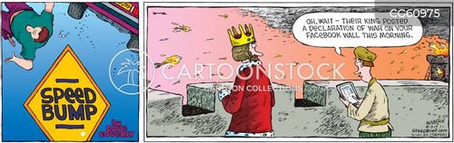 Declaration Of War Cartoons and Comics - funny pictures from CartoonStock