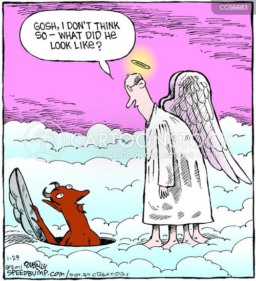 Satanic Beliefs Cartoons and Comics - funny pictures from CartoonStock
