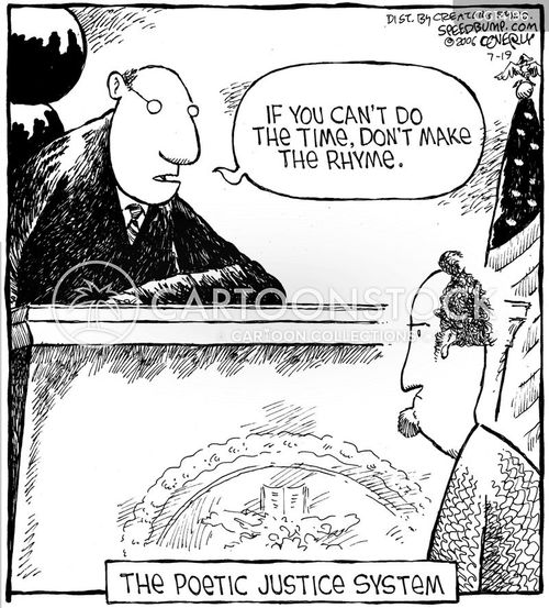 Poetic Justice Cartoons and Comics - funny pictures from CartoonStock