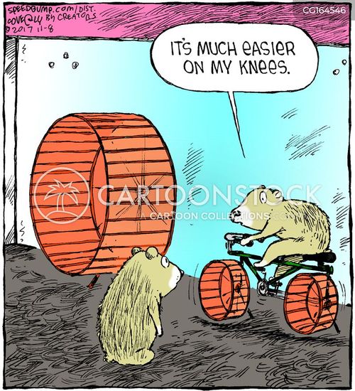 Running Wheel Cartoons and Comics - funny pictures from CartoonStock