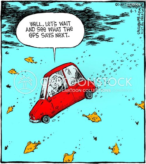 Car Navigation System Cartoons and Comics - funny pictures from ...