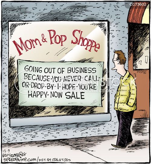 Mom & Pop Operation Cartoons and Comics - funny pictures from CartoonStock