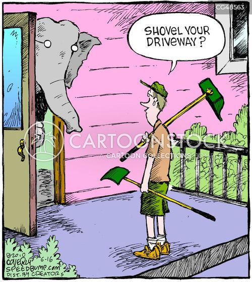 Shoveller Cartoons and Comics - funny pictures from CartoonStock