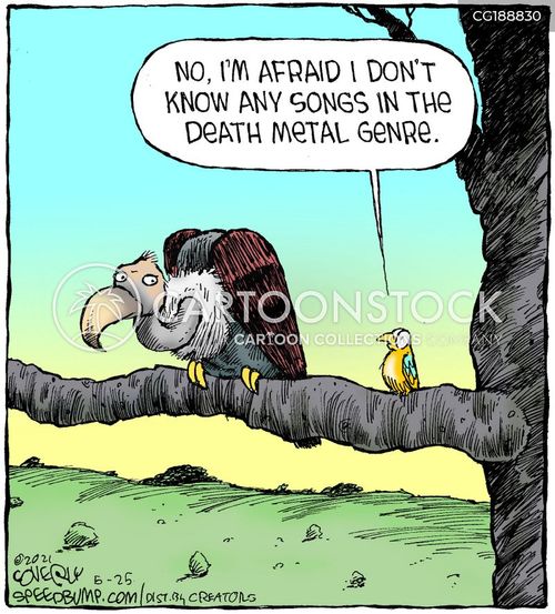 Caricatura De Death Metal