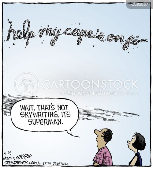 Black Capes Cartoons and Comics - funny pictures from CartoonStock