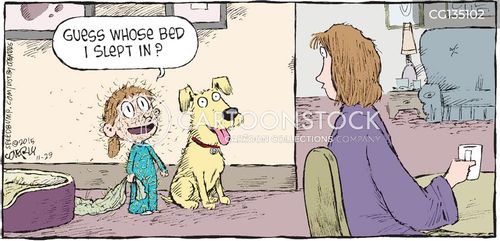 Shedding Dog Cartoons and Comics - funny pictures from CartoonStock