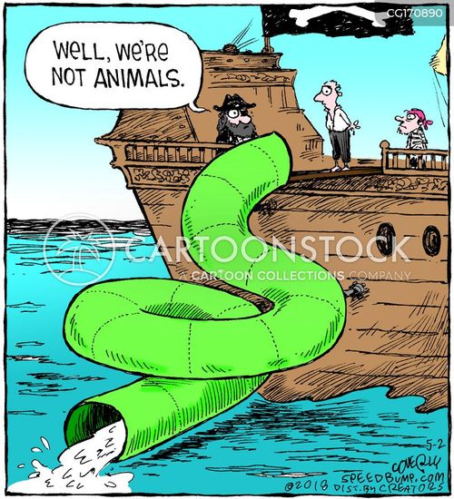 Waterslide Cartoons and Comics - funny pictures from CartoonStock