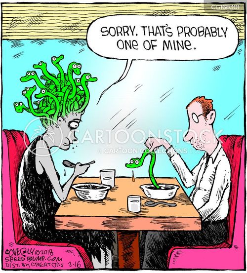 Snake Eating Itself Cartoons and Comics - funny pictures from CartoonStock