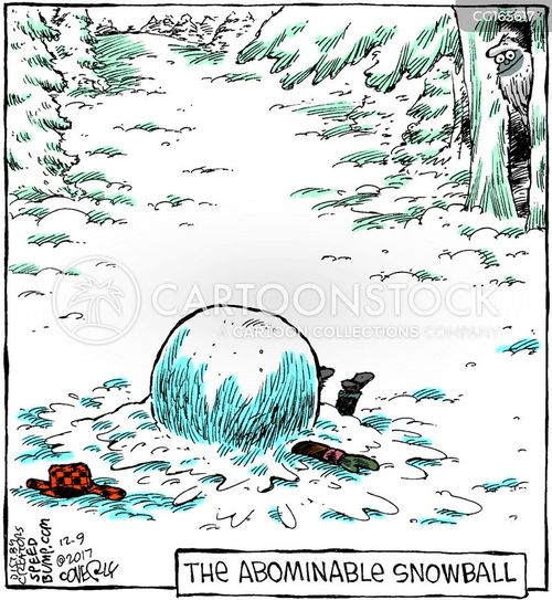 Abominable Snow Man Cartoons and Comics - funny pictures from CartoonStock
