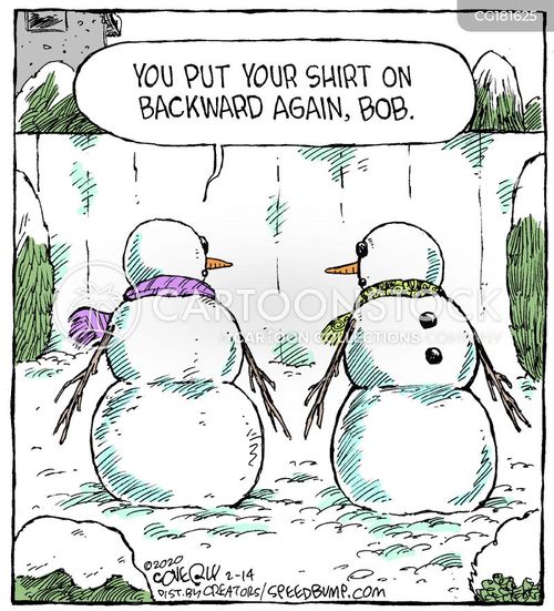 Put On Backwards Cartoons and Comics - funny pictures from CartoonStock