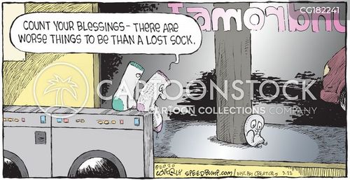 Lost Sock Cartoons and Comics - funny pictures from CartoonStock