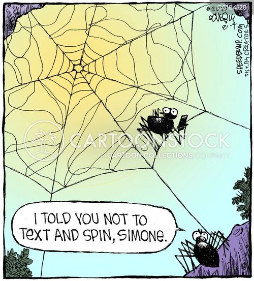 Weaving Webs Cartoons and Comics - funny pictures from CartoonStock