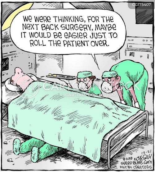 Back Surgery Cartoons and Comics - funny pictures from CartoonStock