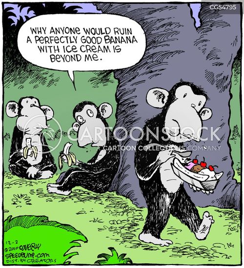 Banana Split Cartoons and Comics - funny pictures from CartoonStock