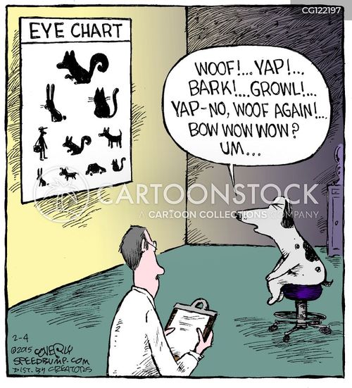 Eye Chart Cartoons and Comics - funny pictures from CartoonStock
