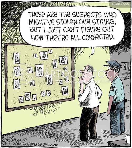 Criminal Detective Cartoons and Comics - funny pictures from CartoonStock