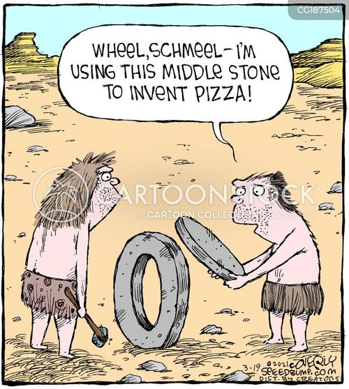 Invention Of Pizza Cartoons and Comics - funny pictures from CartoonStock