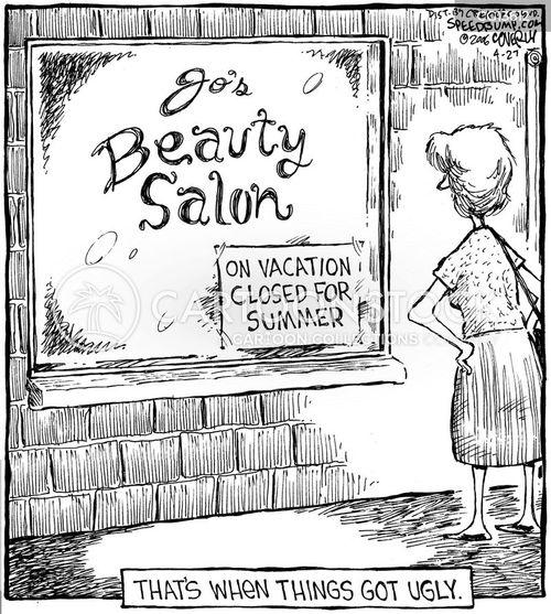 Female Grooming Cartoons and Comics - funny pictures from CartoonStock