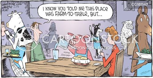 Field-to-table Cartoons and Comics - funny pictures from CartoonStock