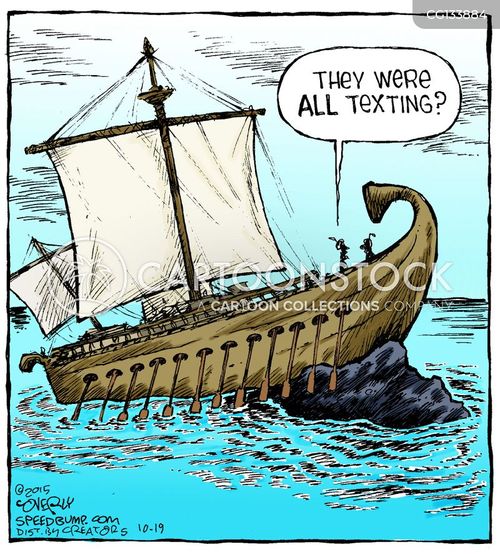 Rowing Ship Cartoons and Comics - funny pictures from CartoonStock