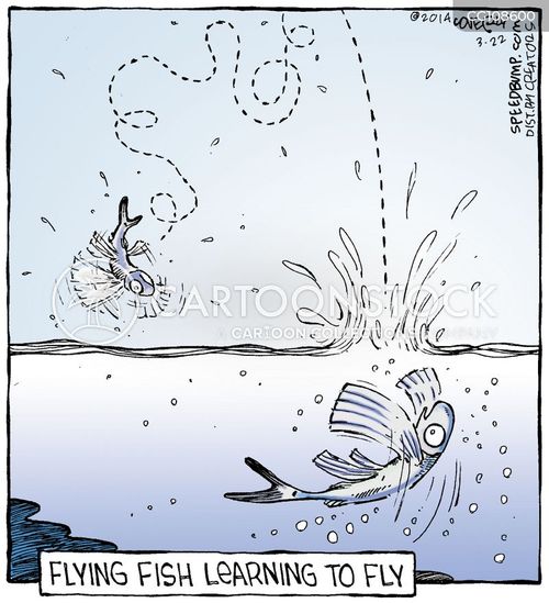 Learn To Fly Cartoons and Comics - funny pictures from CartoonStock