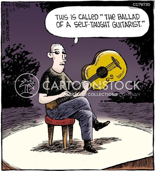 Guitarist Cartoons and Comics - funny pictures from CartoonStock