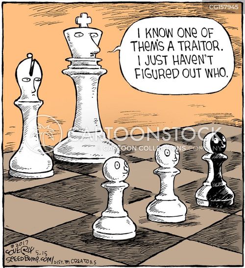 Traitor Within Cartoons and Comics - funny pictures from CartoonStock
