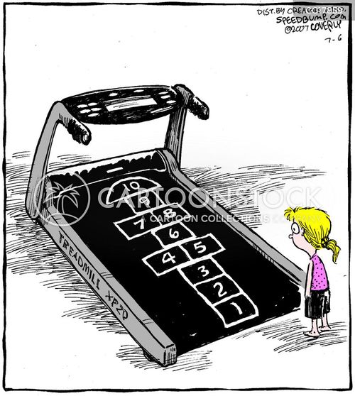 Treadmill Speed Cartoons and Comics - funny pictures from CartoonStock