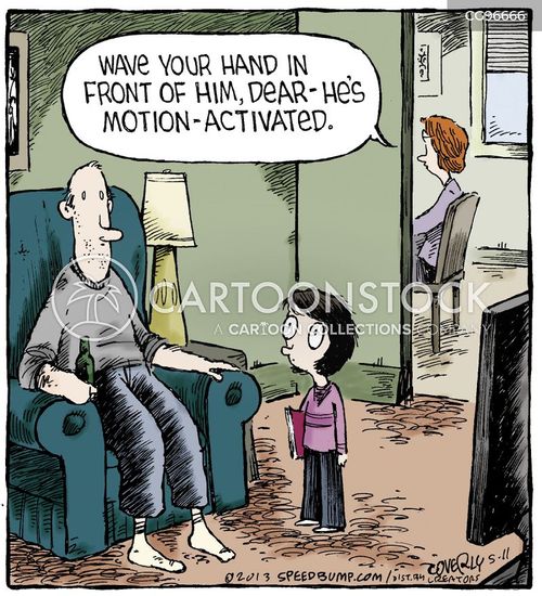 Motion Activation Cartoons and Comics - funny pictures from CartoonStock
