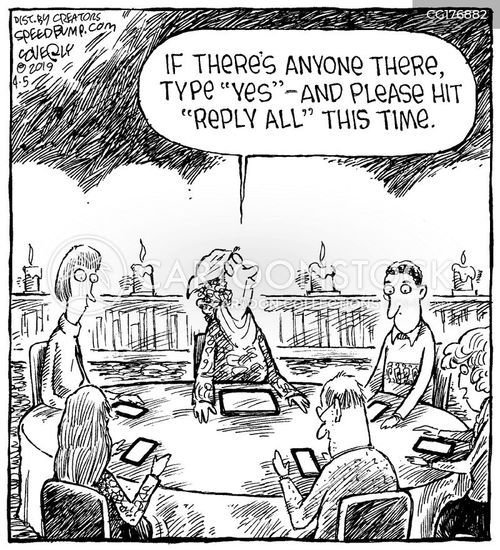 Reply All Cartoons and Comics - funny pictures from CartoonStock