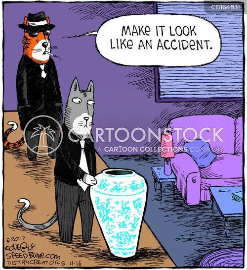 Breaking Vase Cartoons and Comics - funny pictures from CartoonStock