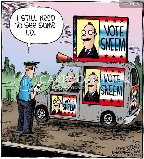 Campaigning Vehicle Cartoons and Comics - funny pictures from CartoonStock