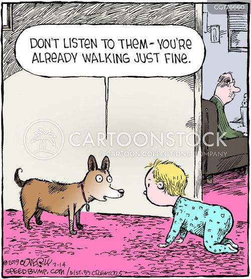 Crawling Milestone Cartoons and Comics - funny pictures from CartoonStock