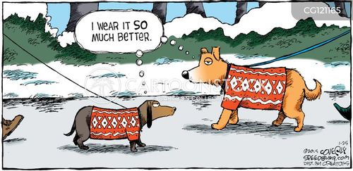Canine Comparison Cartoons and Comics - funny pictures from CartoonStock