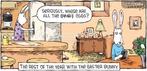 Easter-bunny Cartoons and Comics - funny pictures from CartoonStock