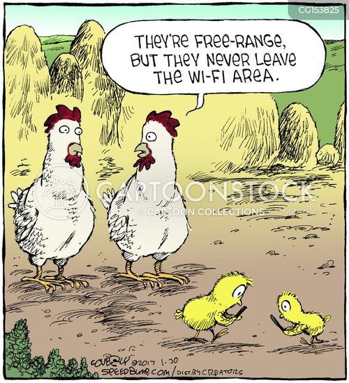 Wi-fi Range Cartoons and Comics - funny pictures from CartoonStock