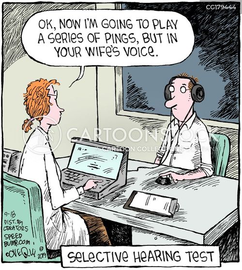 Hearing Test Cartoons and Comics - funny pictures from CartoonStock