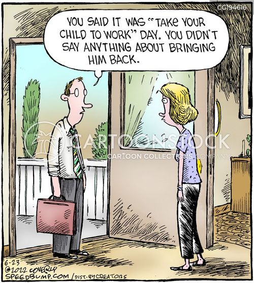 Take Your Child Work Day Cartoons and Comics - funny pictures from ...