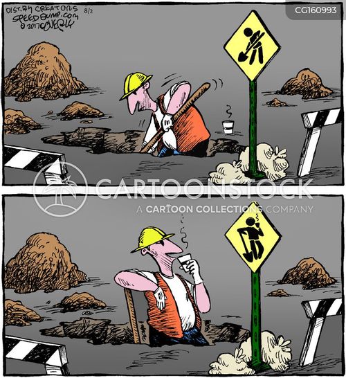 Construction Worker Cartoons And Comics Funny Pictures 82,183