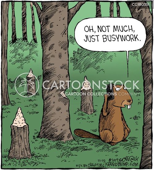 Working In Trees Cartoons and Comics - funny pictures from CartoonStock