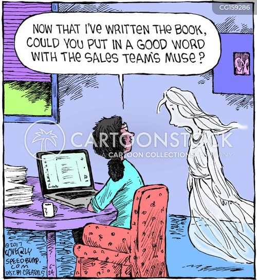 Writing Muse Cartoons and Comics - funny pictures from CartoonStock