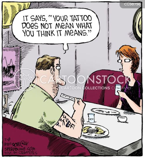 Funny Character Tattoos
