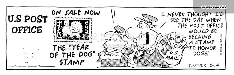 Stamps Cartoons and Comics - funny pictures from CartoonStock