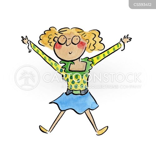 Happy Woman Cartoons and Comics - funny pictures from CartoonStock