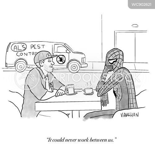 Superhero Couple Cartoons and Comics - funny pictures from CartoonStock