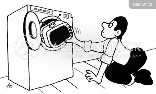 Wash Machine Cartoons and Comics - funny pictures from CartoonStock