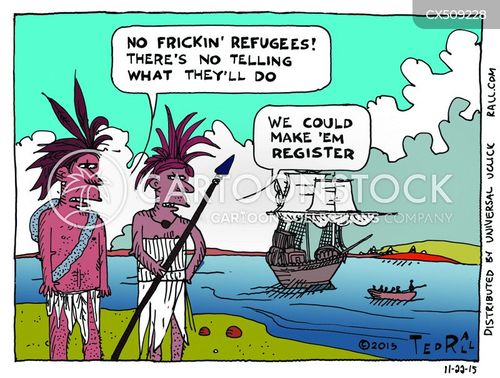 Nativism Cartoons and Comics - funny pictures from CartoonStock