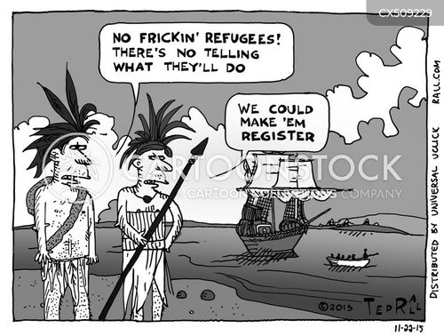 Nativism Cartoons and Comics - funny pictures from CartoonStock