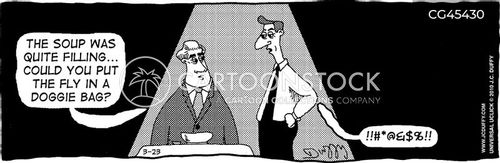 Restaurant Patrons Cartoons and Comics - funny pictures from CartoonStock